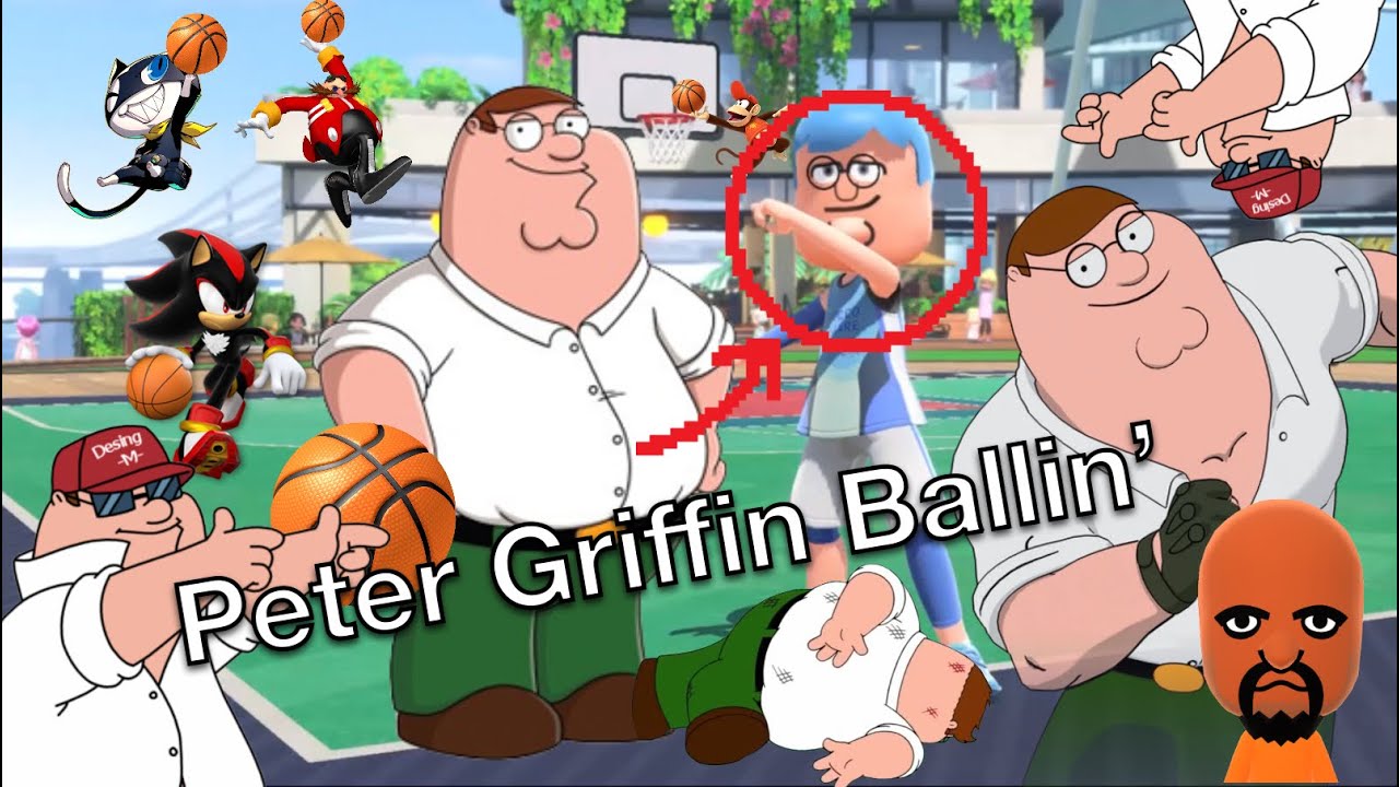 Peter Griffin Balllin' | Nintendo Switch Sports Basketball - Family guy ...
