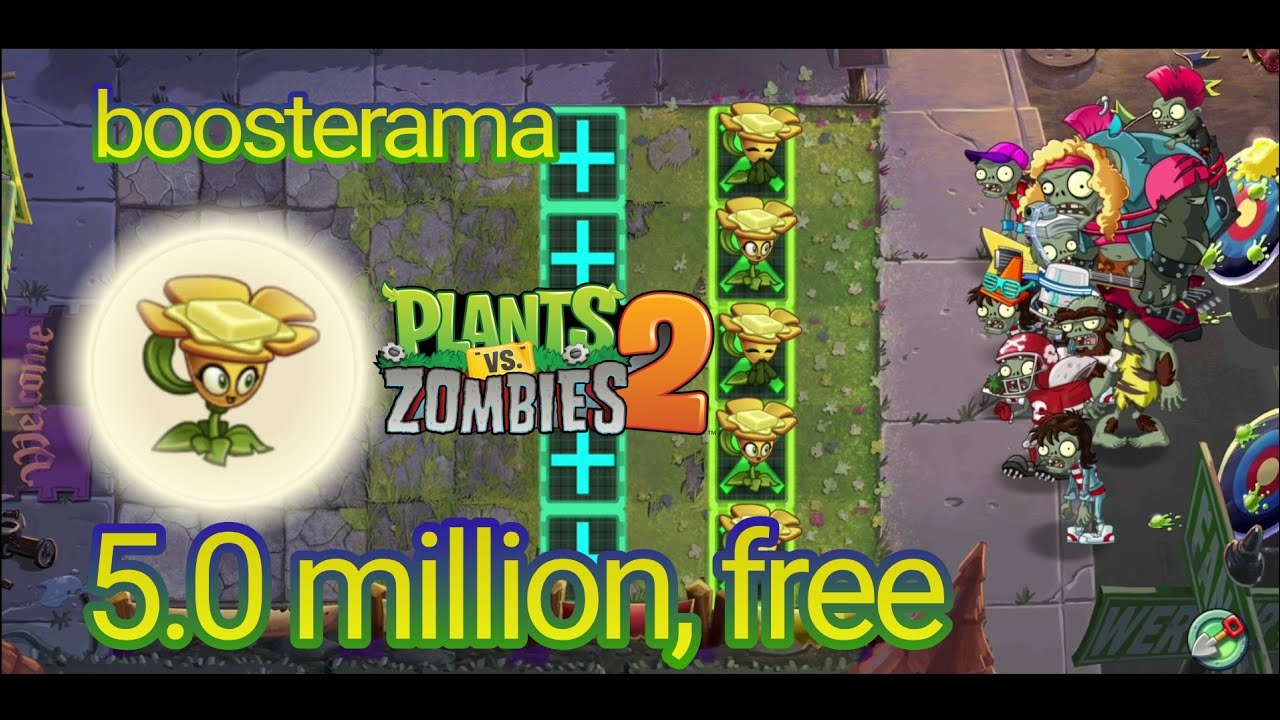 Plants vs. Zombies 2 Arena Week 238, Buttercup Boosterama, 5.0m free ...