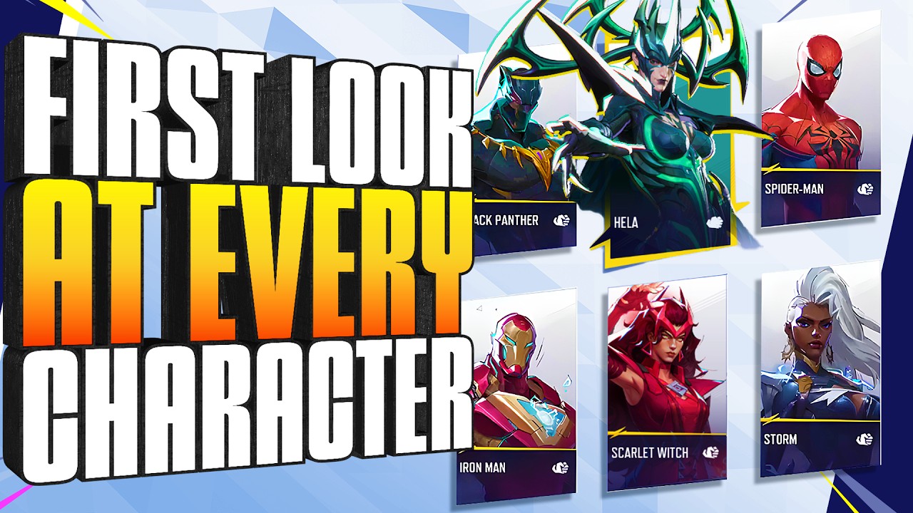 EVERY Character Explained FAST in Marvel Rivals | ALL 19 Playable ...