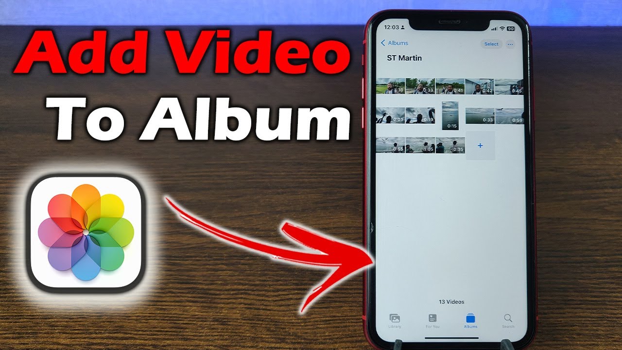 How to Add Video to Album in Any iPhone | Full Guide - YouTube