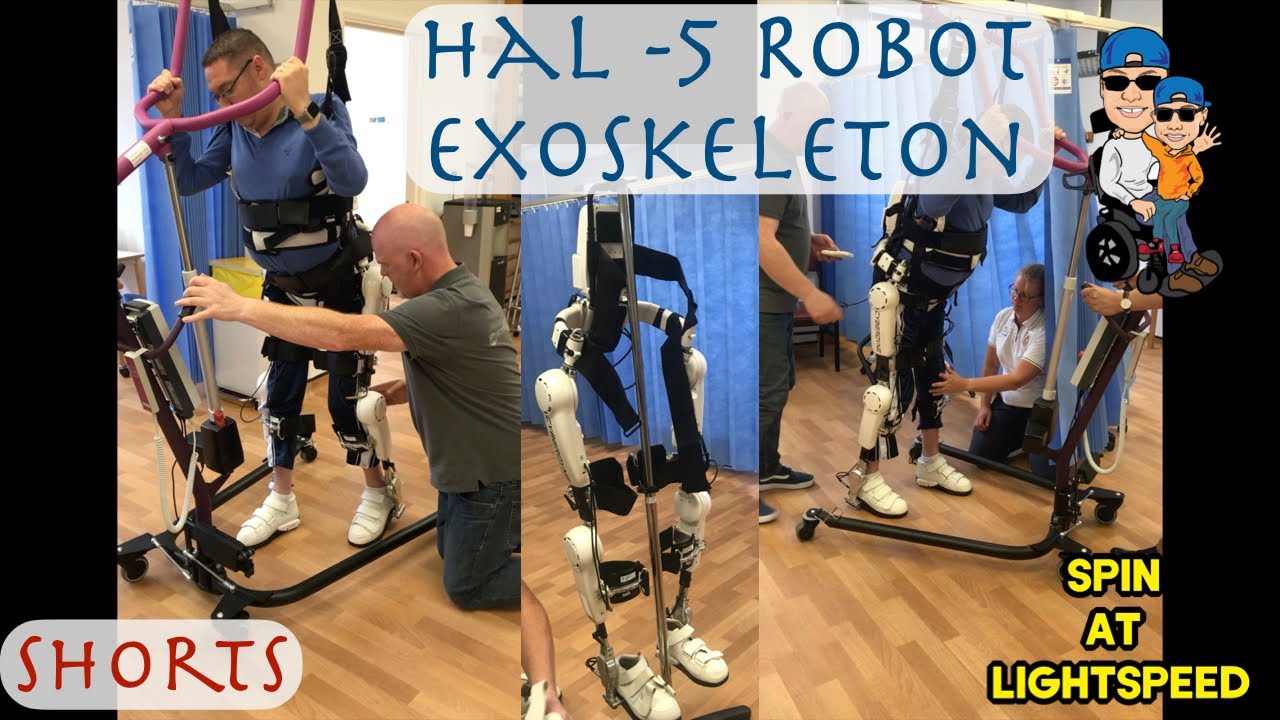 Shorts - Hal-5 Exoskeleton Robotic Walking Suit on Patient with ...