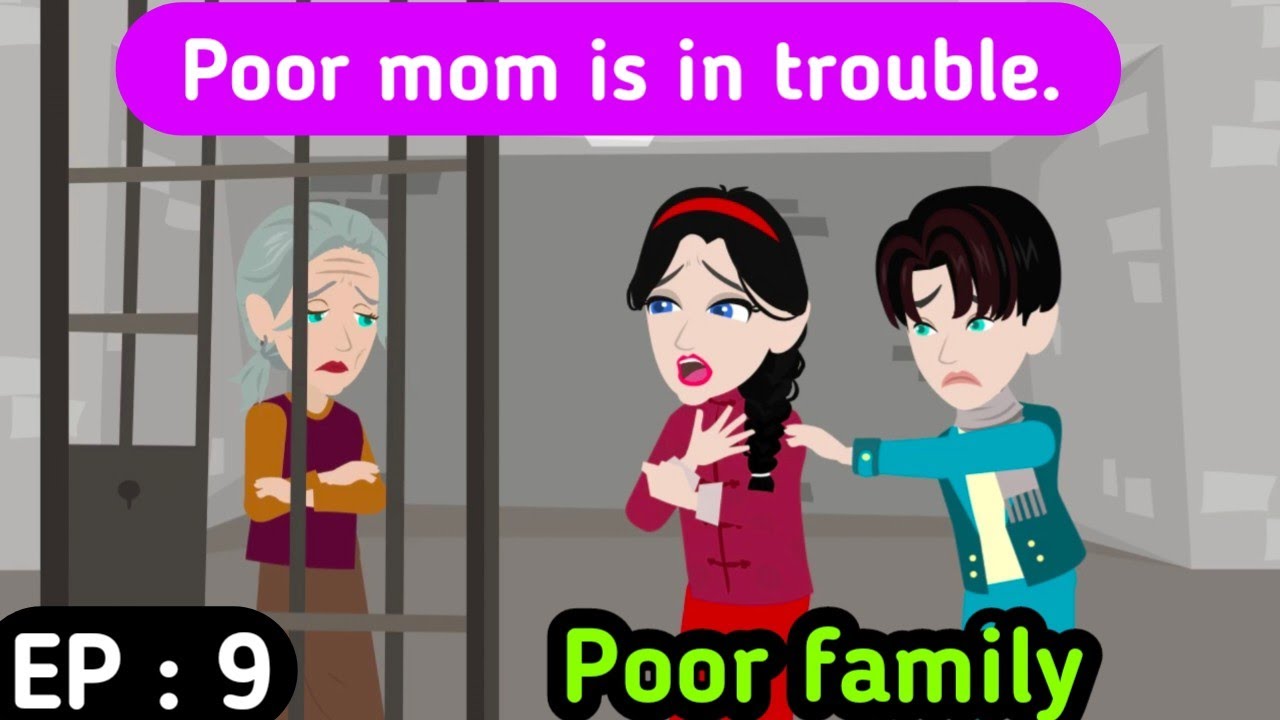 Poor family part 9 | English story | Learn English | English animation ...