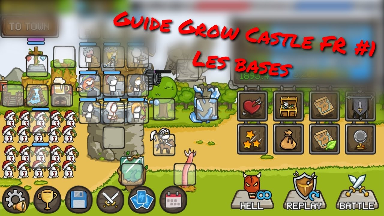 Guide Grow Castle FR #1 Les bases - YouTube