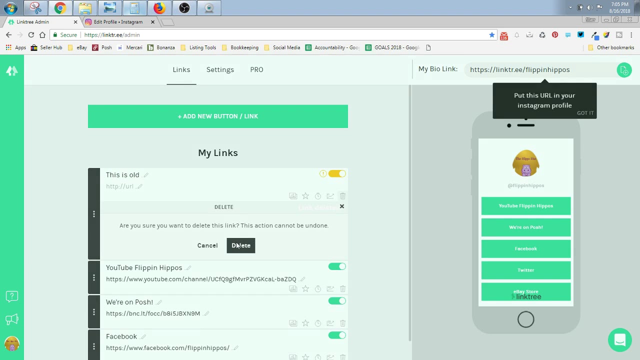 How to Set Up Linktree on Instagram: Hasty Hippo Hint #15 - YouTube