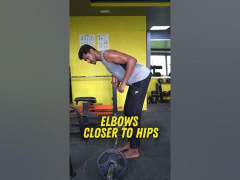 How to do Barbell Row: Common mistakes and corrections. #akashdevfitness #barbellrow # ...