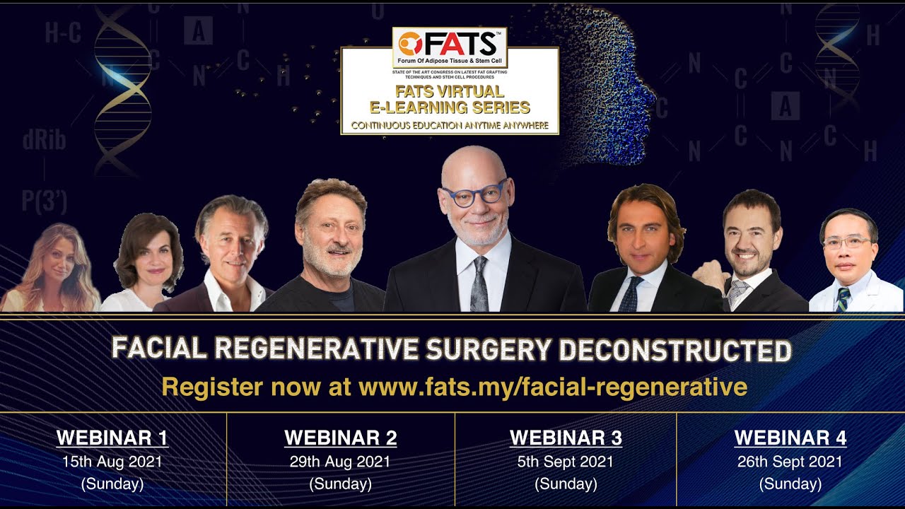Join us now! Facial Regenerative Surgery Deconstructed Webinar on Aug ...