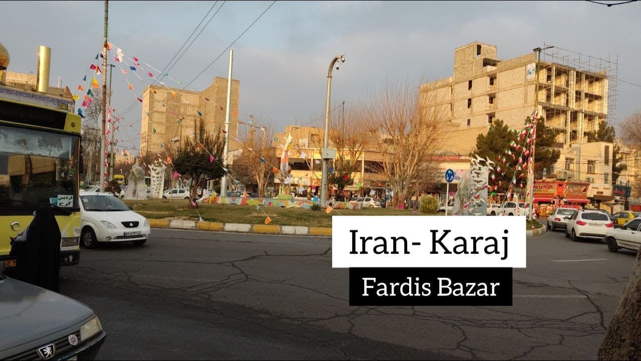 Fardis Bazaar walking tour at Karaj, Iran. - YouTube