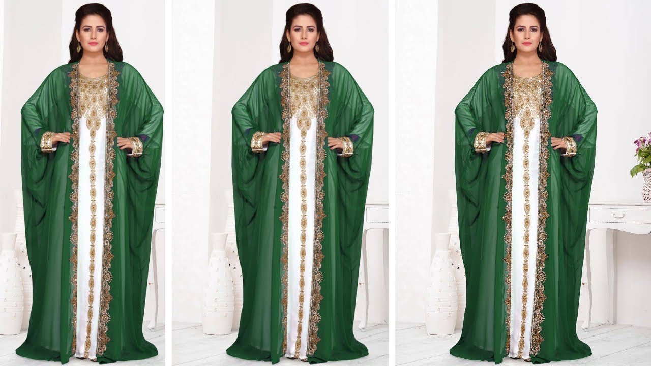 Embroidered Kaftan Dress - Kaftan Dress Design New - Embroidery Caftan ...