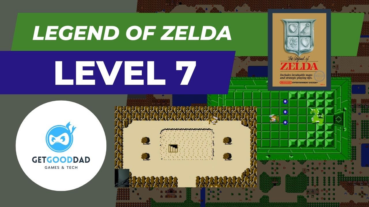 The Legend of Zelda NES Walkthrough - Level 7 #zelda #nes #walkthrough ...