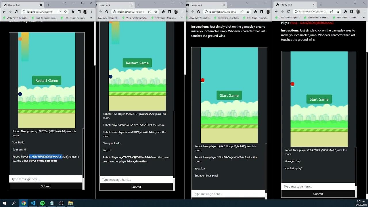 Simple Multiplayer Game App - Websocket, Socket Rooms & NodeJS - YouTube