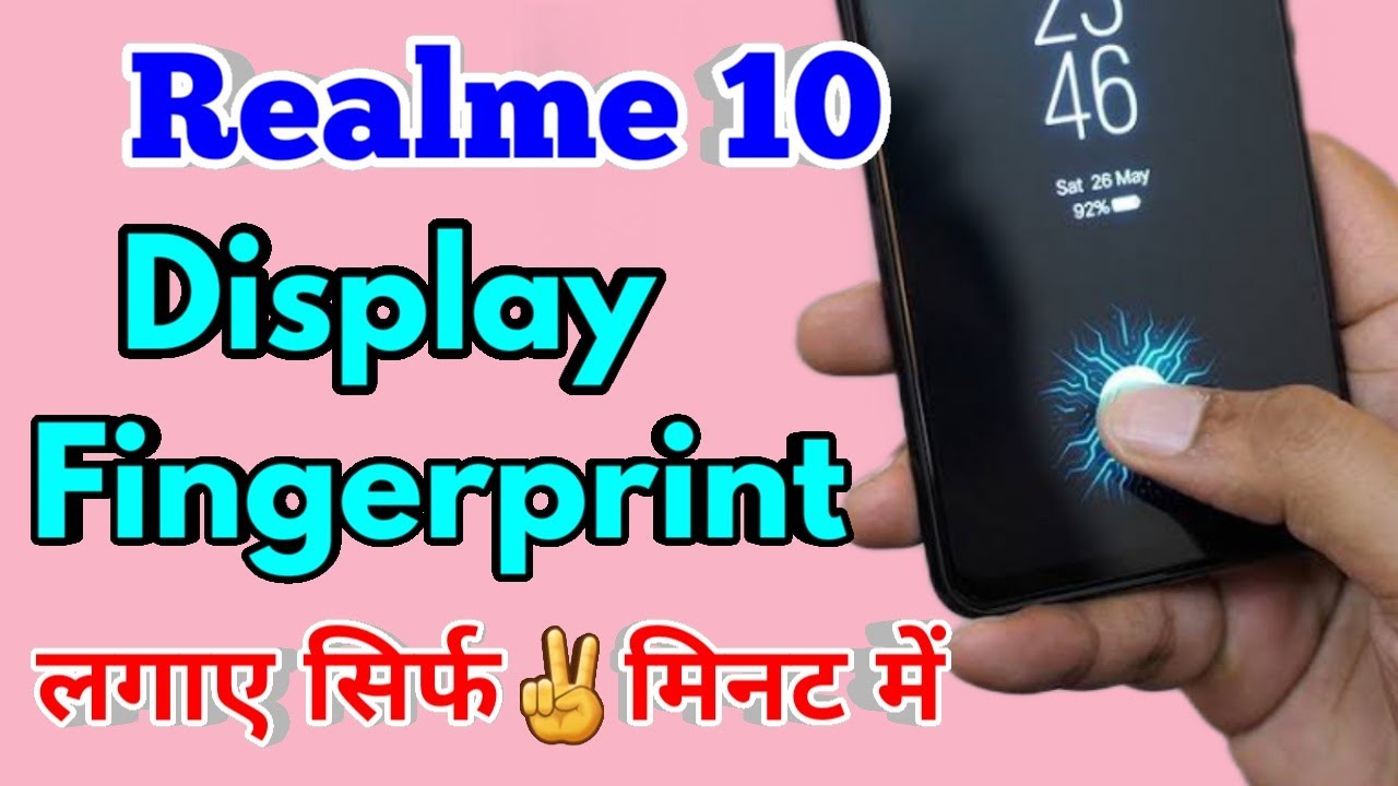 how to display fingerprint lock realme 10, realme 10 fingerprint lock ...