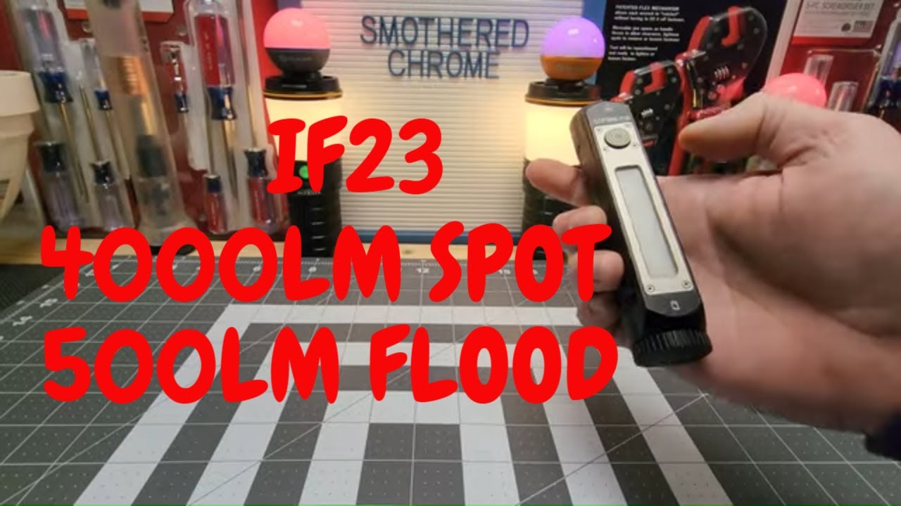 SOFIRN IF23 NEW RELEASE 4000LM SPOT AND 500LM FLOOD + MULTI COLOR LEDS ...