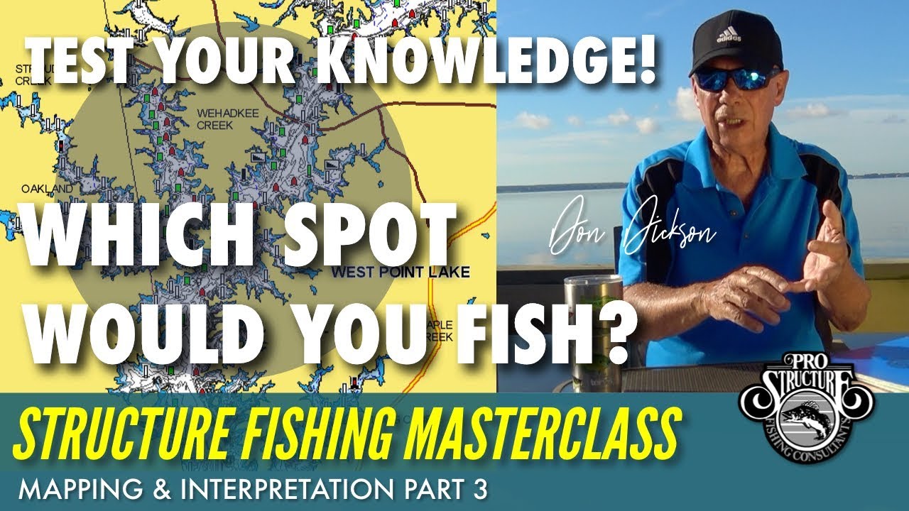 WHICH SPOT WOULD YOU FISH? STRUCTURE FISHING MASTER CLASS - YouTube