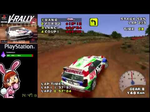 V-Rally 2 (PS1) - Full Playthrough [Part 1/2] - YouTube