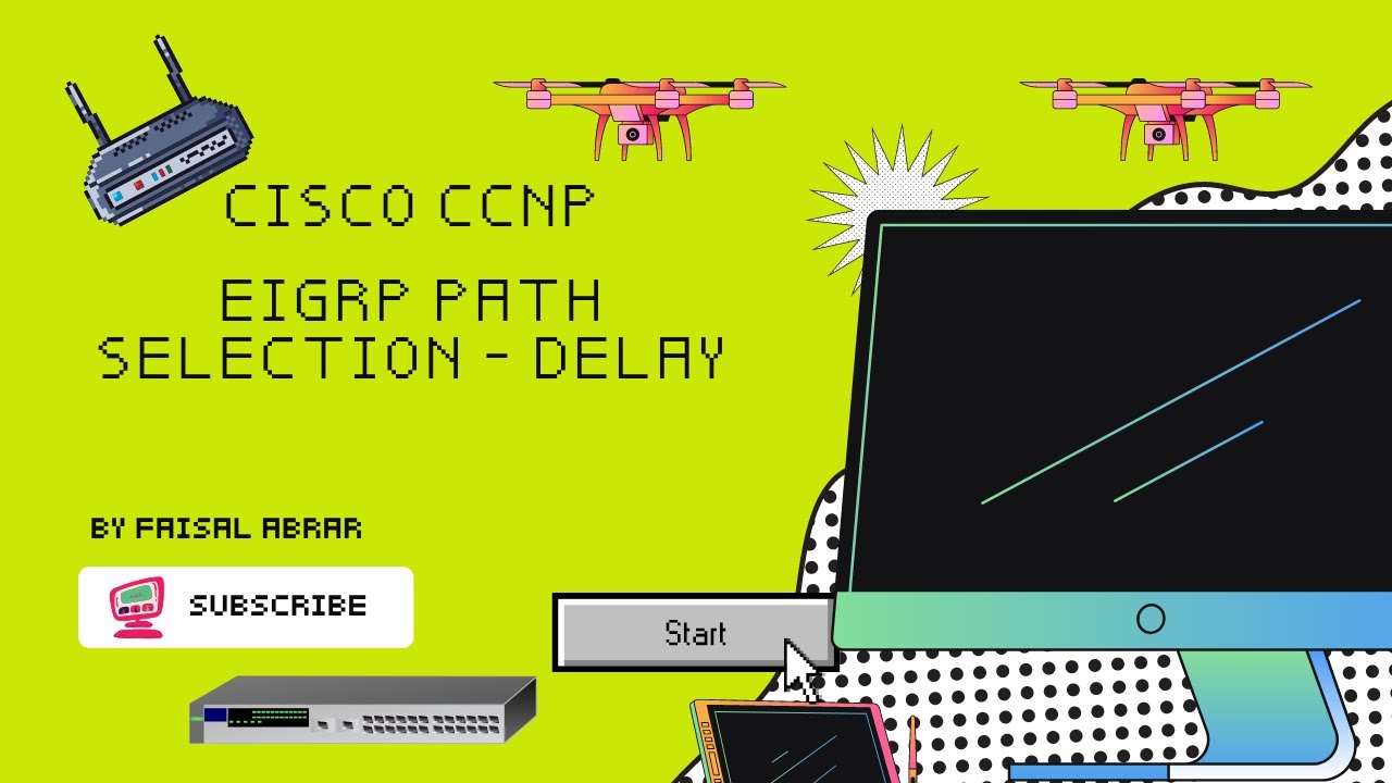 EIGRP Path Selection - Delay - YouTube