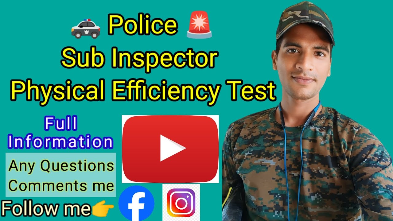 How to Prepare Police Physical Test | Police Physical Efficiency Test ...