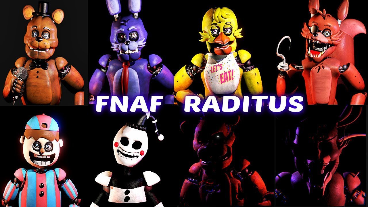 FNAF RADITUS / Pagina Official, Animatronicos y Descripcion / Fangame ...