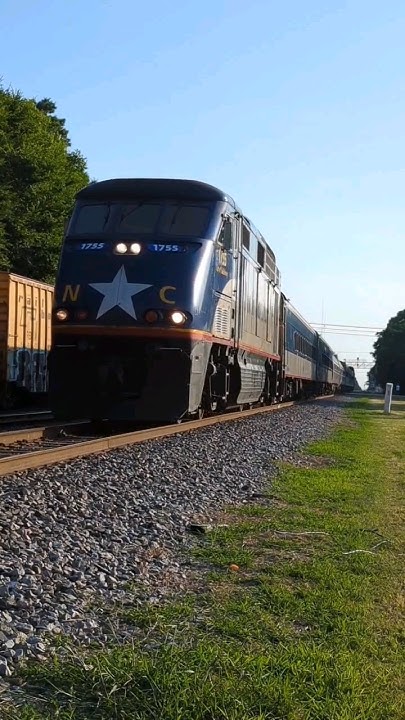 Amtrak Open Express train 1171 (P933) passes Apex, NC 6/14/2024 - YouTube