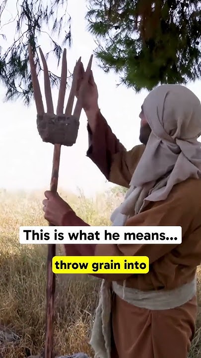 Jesus will COME with a 'winnowing fork'? 🌾 - YouTube