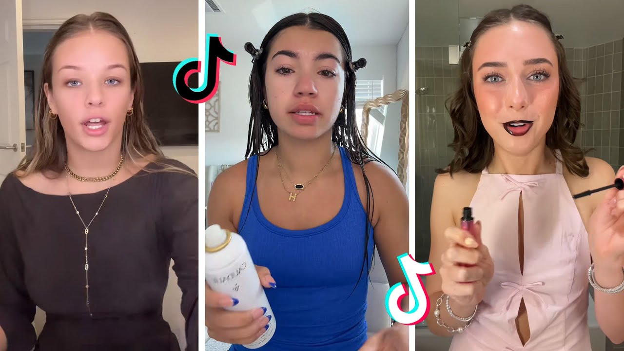 Makeup Tutorial Tiktok Compilation - GRWM ( Get Ready With Me ) ️ ...