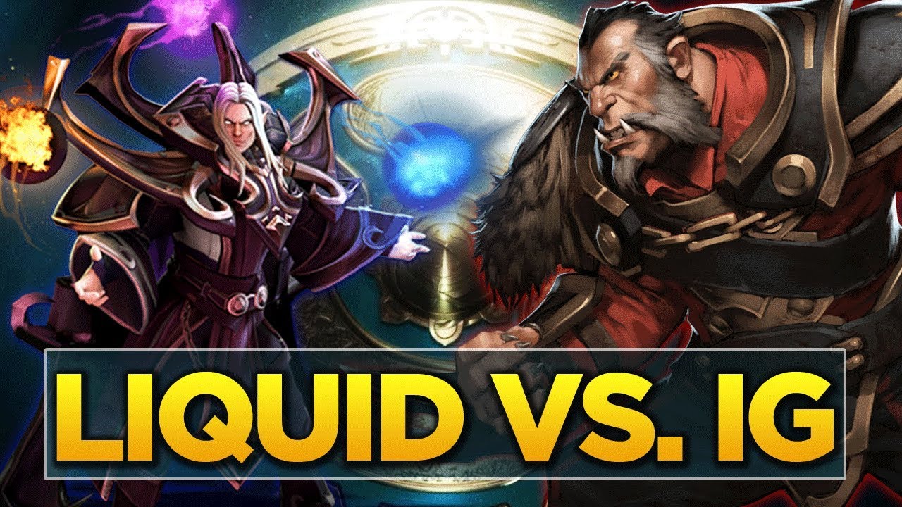 LIQUID vs. iG - Intense First Match of TI7 Main Event - Dota 2 The International - YouTube