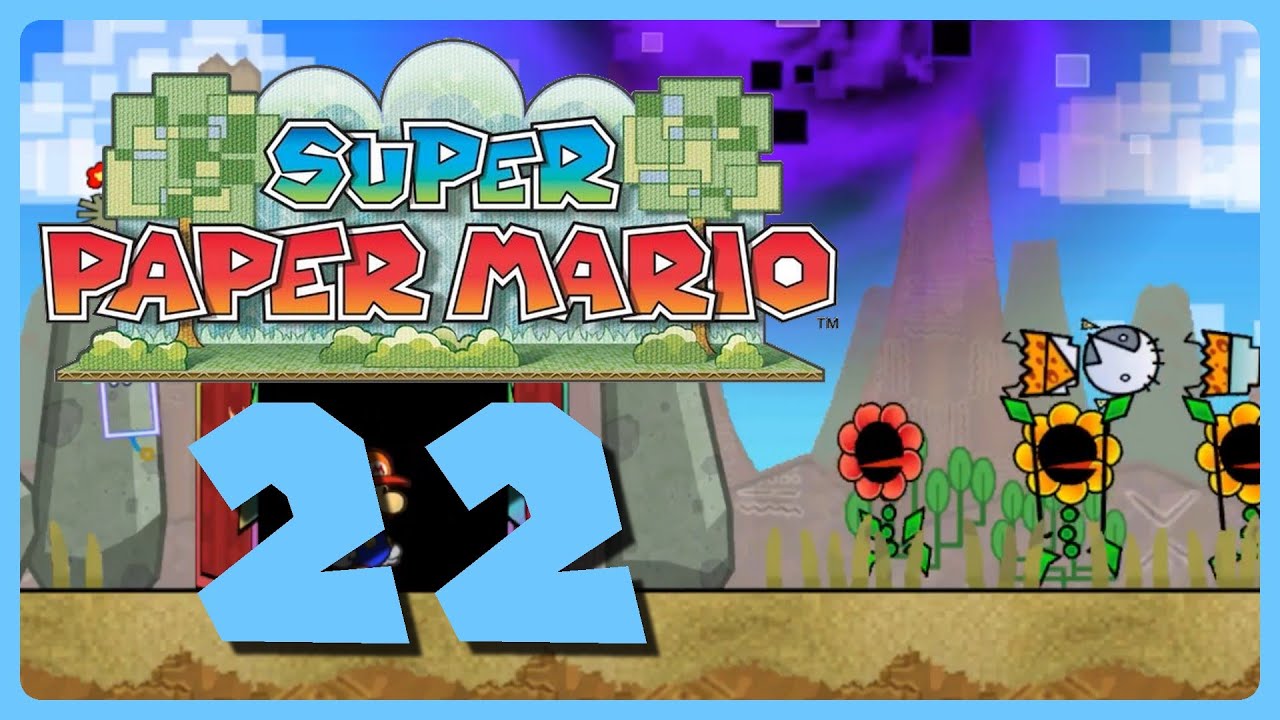 SUPER PAPER MARIO # 22 📖 In the Ancient Land of the Cragnons! - YouTube