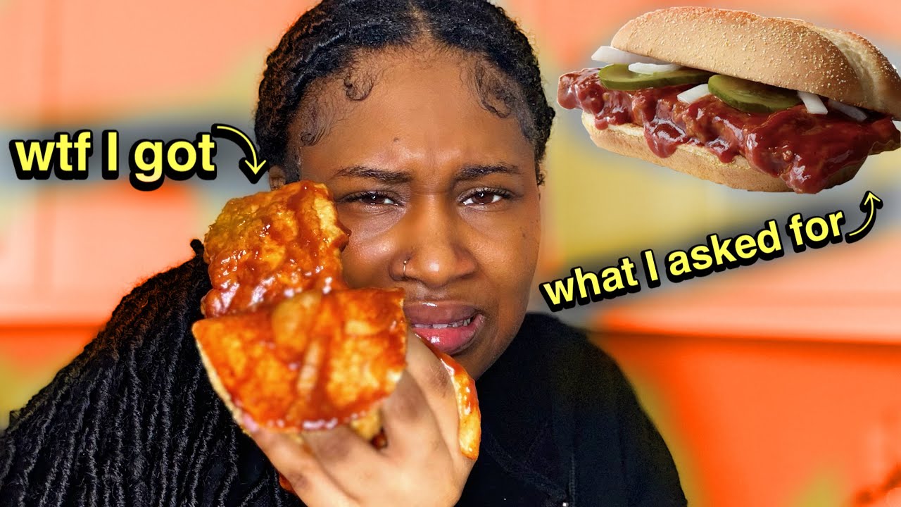 McDonald’s HATER Tries McRib For The First Time EVER! - YouTube