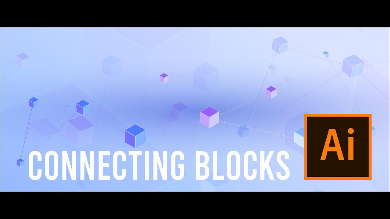 Lets make connected blocks. Adobe illustrator tutorial - YouTube