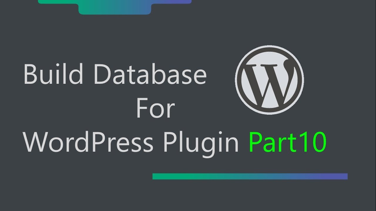 WordPress Plugin Development How To Add Update And Drop Column In WordPress Plugin Development How To Add Update And Drop Column In
