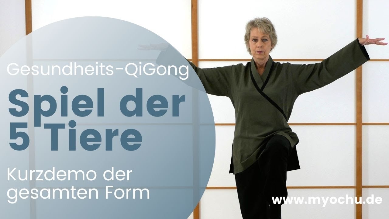 Gesundheits-Qigong - Das Spiel der 5 Tiere. Gezeigt von Myochu Qigong ...