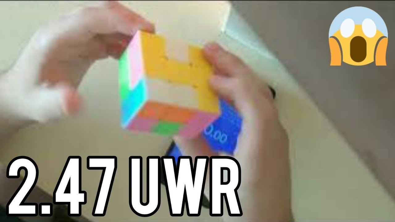 Cuboid 3x3x2 - 2.47 (UWR Single) Unofficial World Record - YouTube
