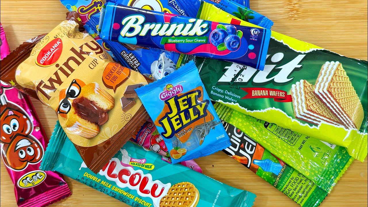 Sweet jet jelly Satisfying video Rainbow Surprise Candies, chocolates ...