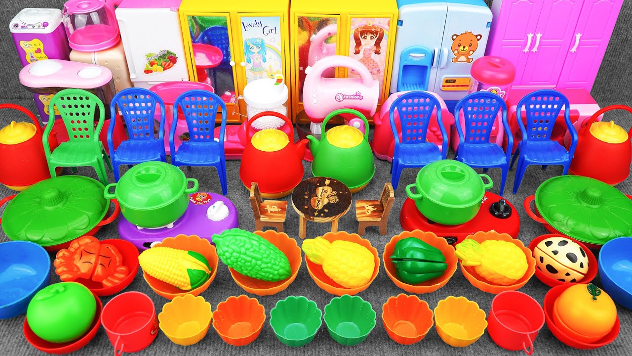89 Minutes Satisfying with Unboxing Kitchen Playset | Most Modern Tiny ...