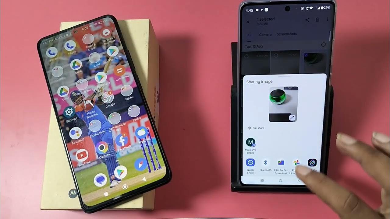 How To data transfer using Bluetooth in Moto G85 5G || Moto me Bluetooth Se data transfer kaise ...