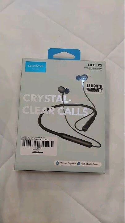 Sound core by Anker Life U2i wireless headphone : #foryou #neckband #gadgets #unboxing - YouTube