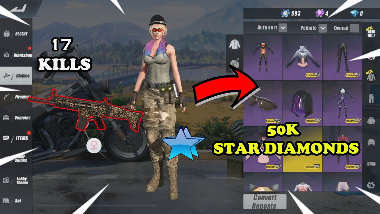 ROS NEW UPDATE 2020 SPENDING 50K STAR DIAMONDS + NEW GUN SKINS ...