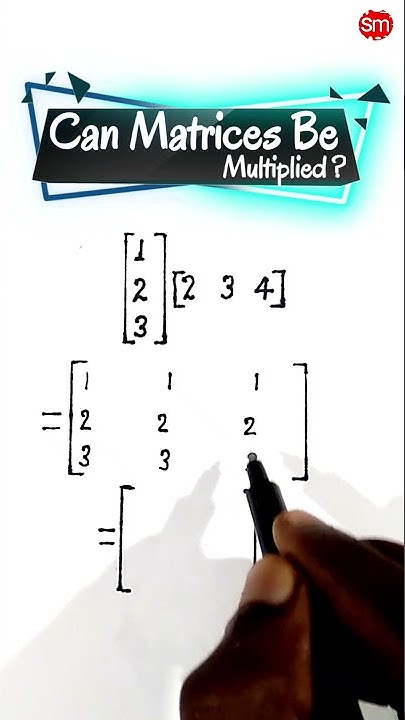 How Do You Multiply 3×1 And 1×3 Matrices ? Matrix Shortcut Trick ...
