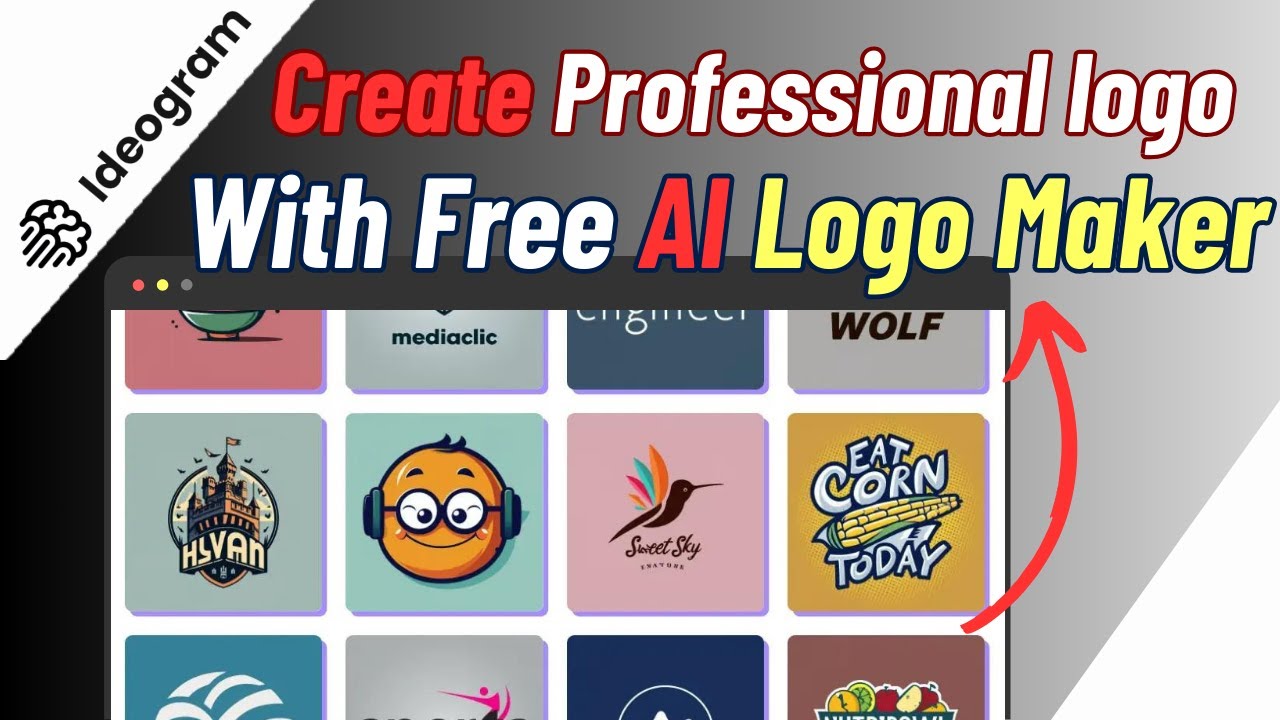 How To Create a Professional Logo With FREE AI Logo Maker | AI Logo ...