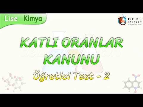 KATLI ORANLAR KANUNU / ÖĞRETİCİ TEST - 2