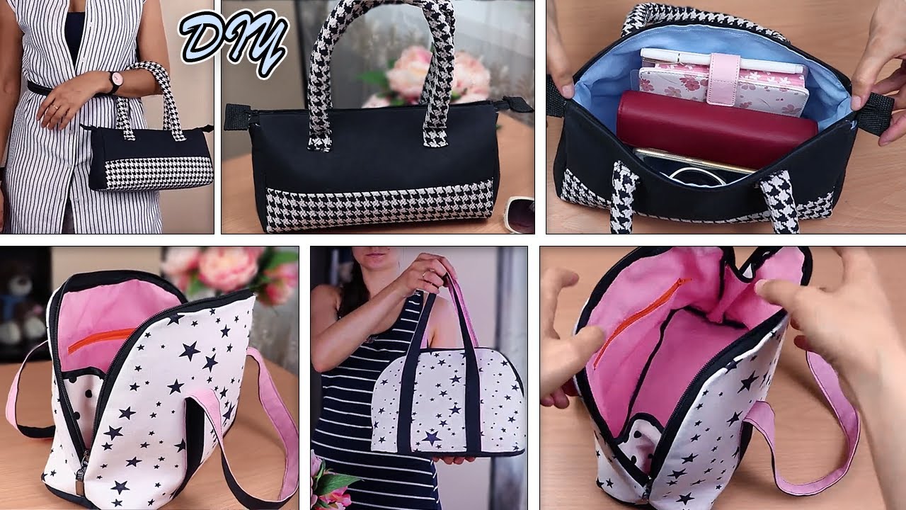 DY POPULAR PRINT DIY BAG ~ Cute HandBag Just In 30 Min By Own Hands ...