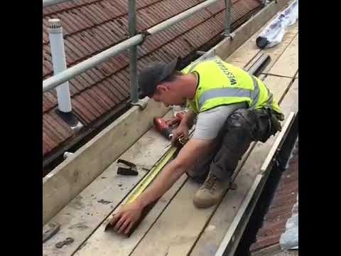 Cool gutter cutting trick - YouTube