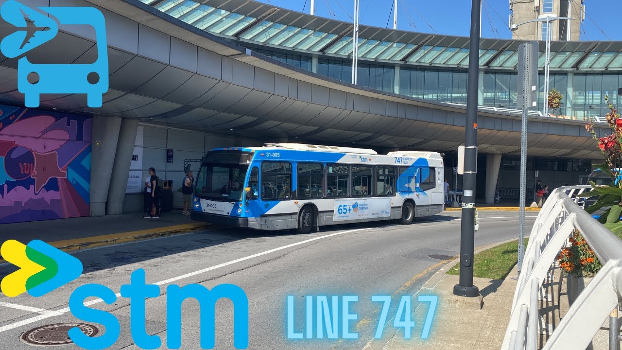 MONTREAL STM NOVA BUS LFS RIDE 31-006 747 ROUTE - YouTube