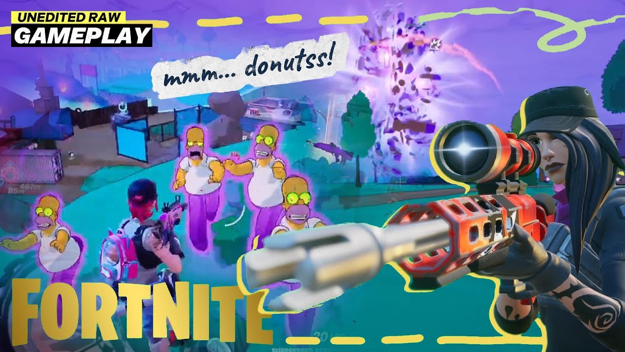 MY HOMER CLONES!!! MINE! | FORTNITE: Simpsons Battle Royale Solo w ...