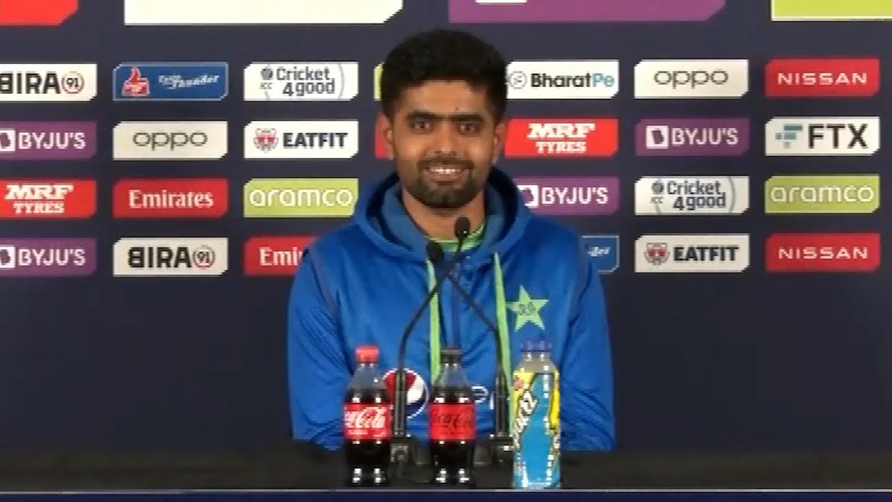 Babar Azam Pakistan Pre Match Press Conference India V Pakistan