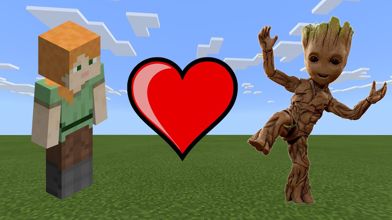 Alex Loves Groot 💗 Minecraft Compilation 9 - YouTube