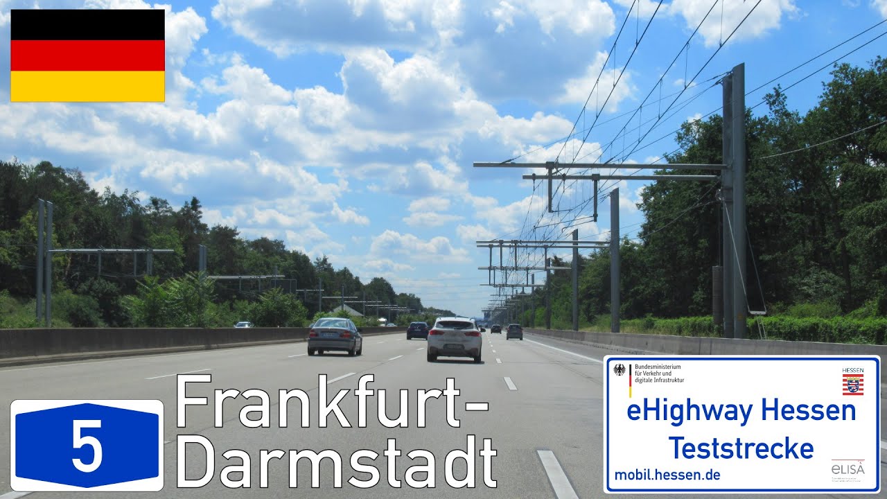 Germany: A5 Frankfurt - Darmstadt - YouTube