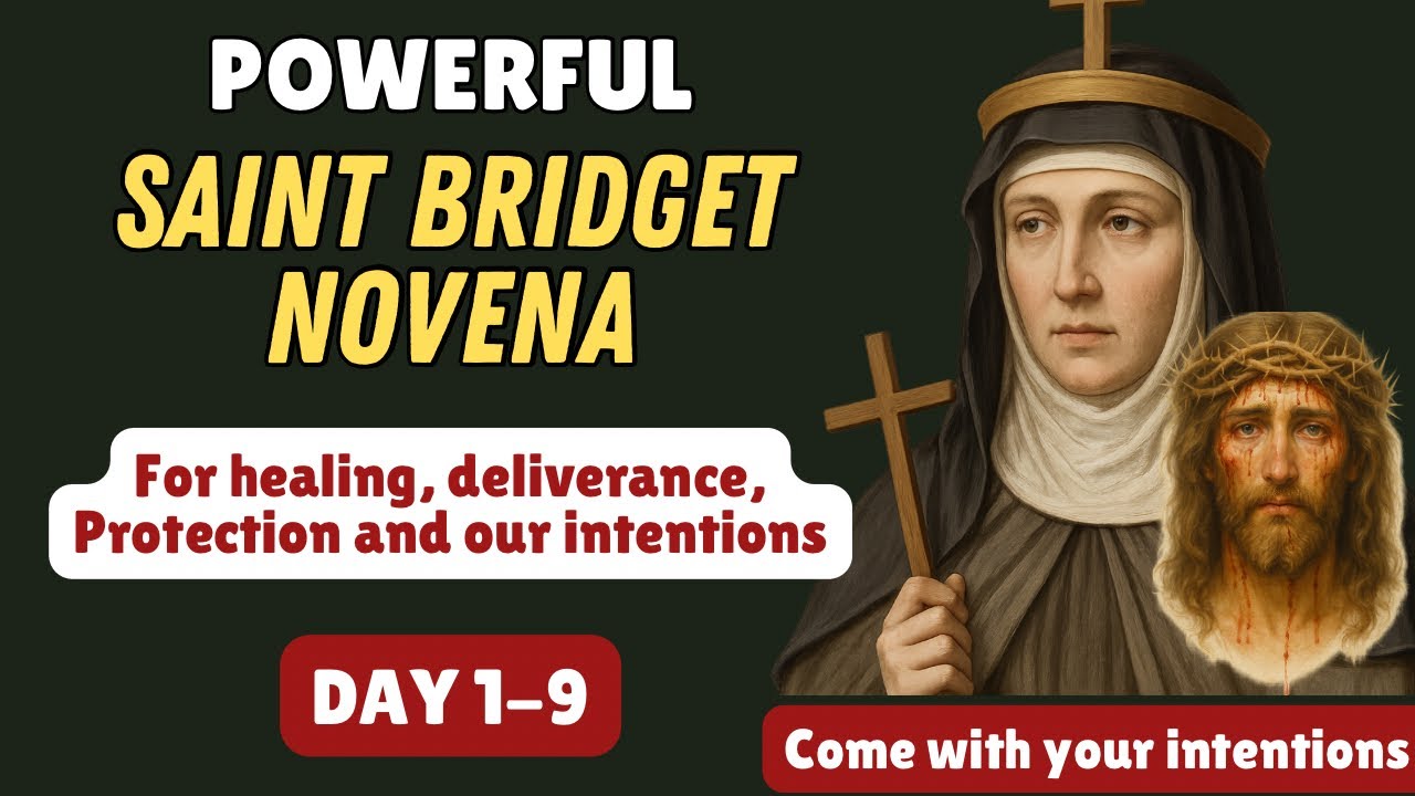 🙏POWERFUL SAINT BRIDGET NOVENA DAY ONE TO NINE || Novena of Saint ...