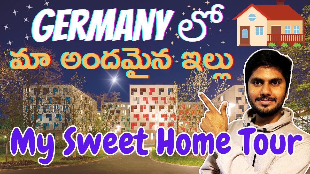 My Home Tour in Germany | Student hostel in Germany | జర్మనీలో మా ఇల్లు ...
