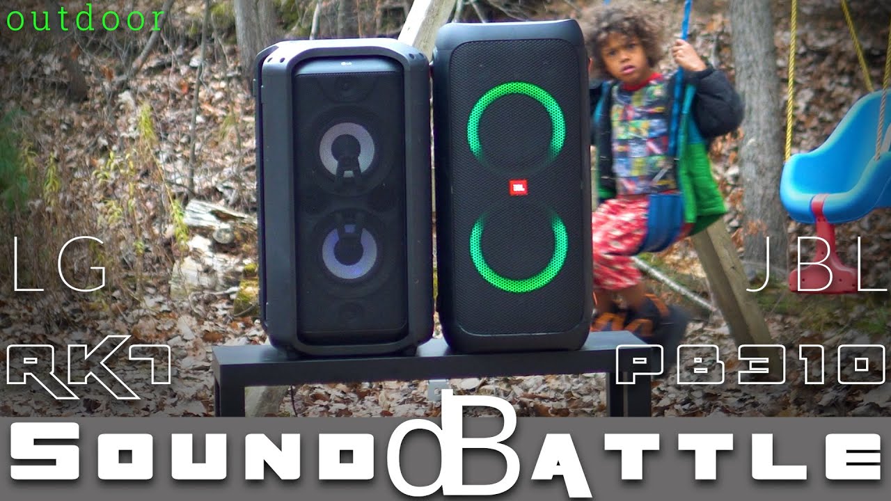 JBL Partybox 310 Vs LG XBOOM RK7 Outdoor Binaural Sound Sample At Max jbl-partybox-310-vs-lg-xboom-rk7-outdoor-binaural-sound-sample-at-max