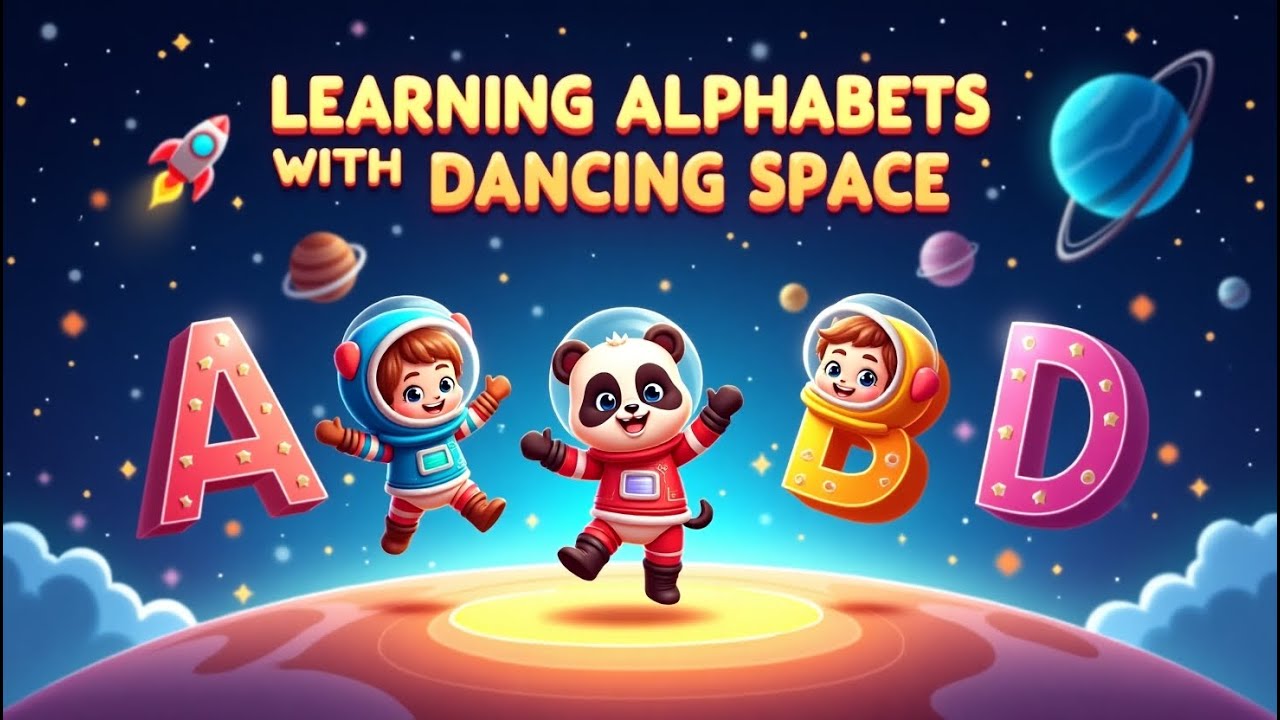 Learn ABC with Astronaut Panda 🐼🚀 | Alphabet Song for Kids | Toki Kids ...